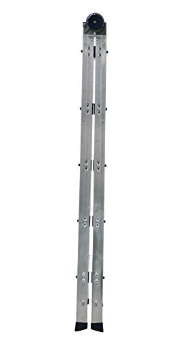 COSCO 2-in-1 Step and Extension Ladder, Tall Reach, Aluminum