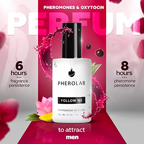 PHEROLAB FollowMe Pheromone Cologne for Women [Oxytocin] Premium Pheromone Infused Oil Cologne - Women's Perfume to Attract Men
