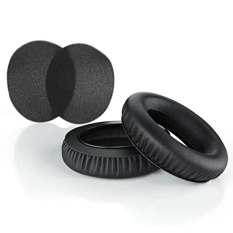 Sumugaric Replacement Ear Pads Cushions with Memory Foam Compatible with Sennheiser HD650 HD600 HD580 HD660 S HD565 HD545 Headset Headphones Accessories - Black