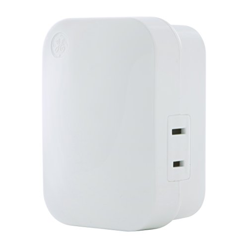 mySelectSmart GE Wireless Control, 1 Outlet, 150 ft. Range from Plug-in Receiver, Ideal for Lamps and Indoor Lighting, No Wiring Needed, Activated, Mountable, 36235, Motion Sensor-1 Pack