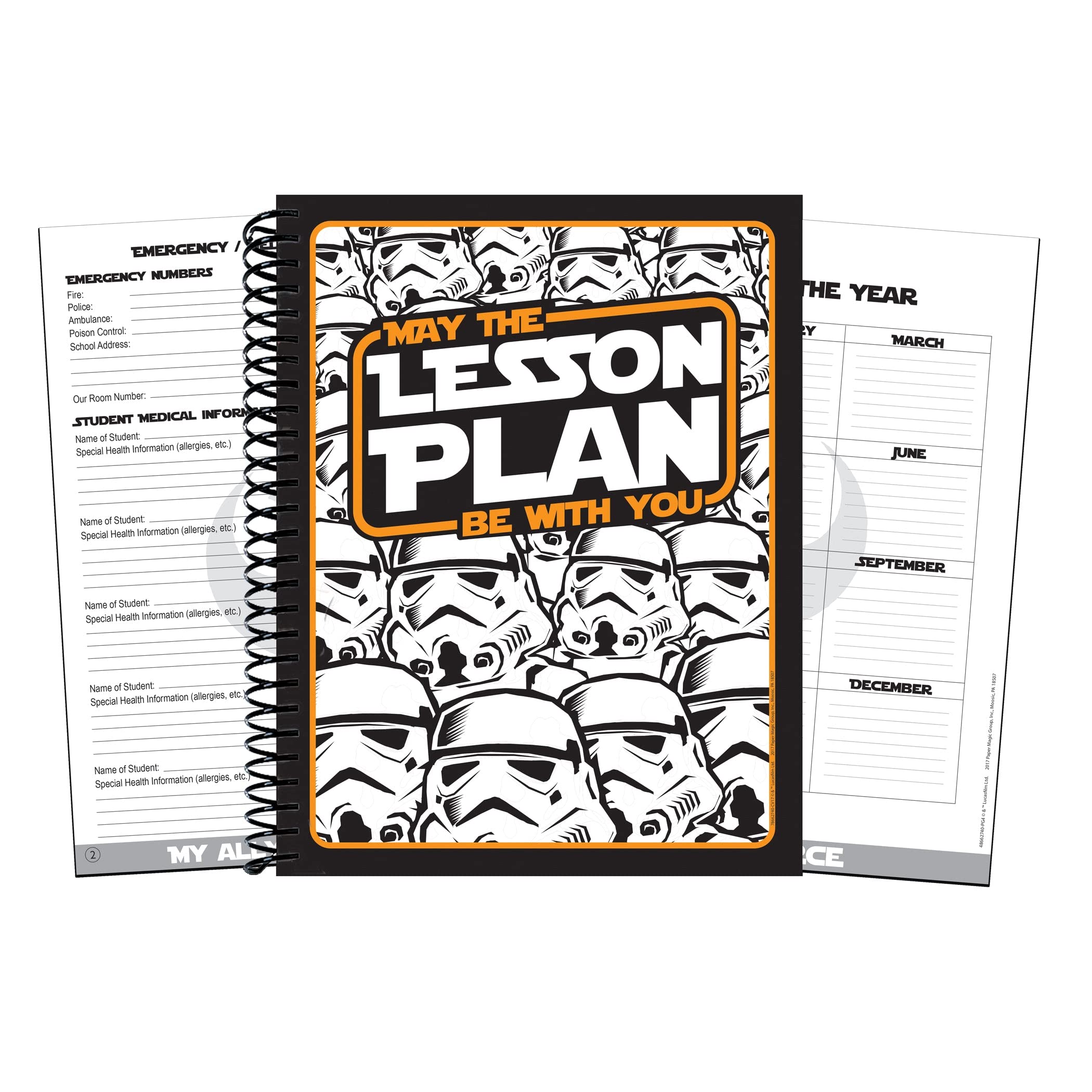 Eureka Teacher Supplies Star Wars Lesson Plan Book