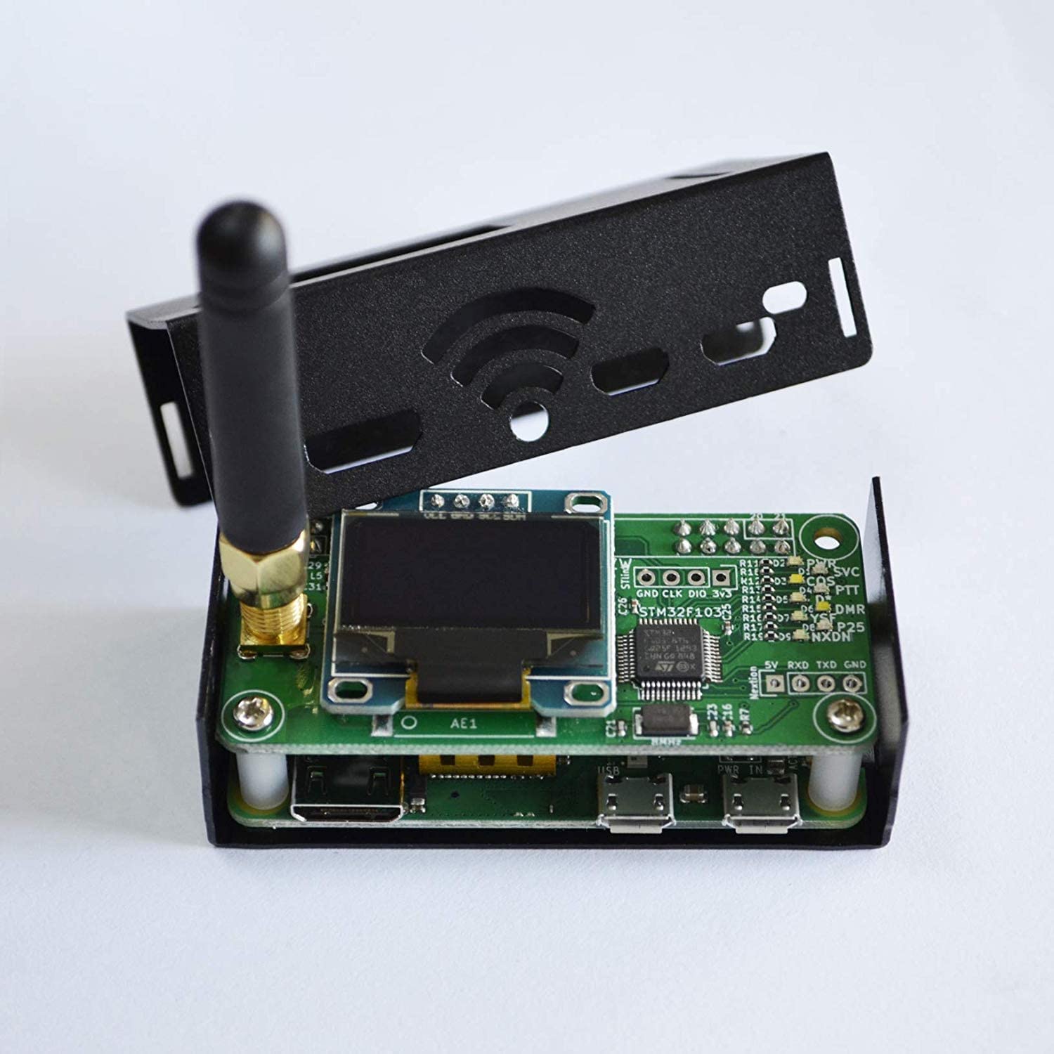 GOOZEEZOO MMDVM Hotspot Spot Radio WiFi Digital Voice Modem Work Contained with Raspberry Pi Zero W with Firmware V4.1.5 UHF VHF | Ethernet Cable | Supports C4FM YSF NXDN DSTAR P25 DMR