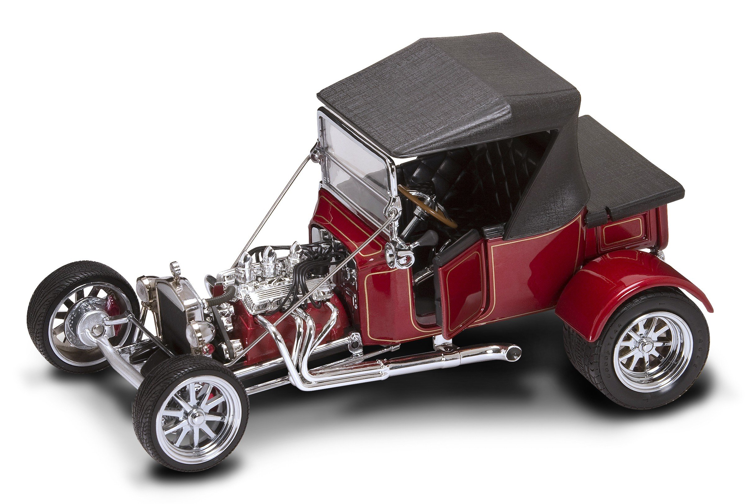 Lucky Diecast 1/18 Scale 92829 1923 Ford T-Bucket Top Up red