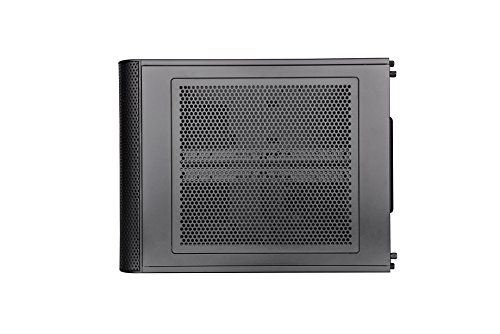 Thermaltake Core V21 SPCC Micro ATX, Mini ITX Cube Gaming Computer Case Chassis, Small Form Factor Builds, 200mm Front Fan Pre-installed, CA-1D5-00S1WN-00 Black