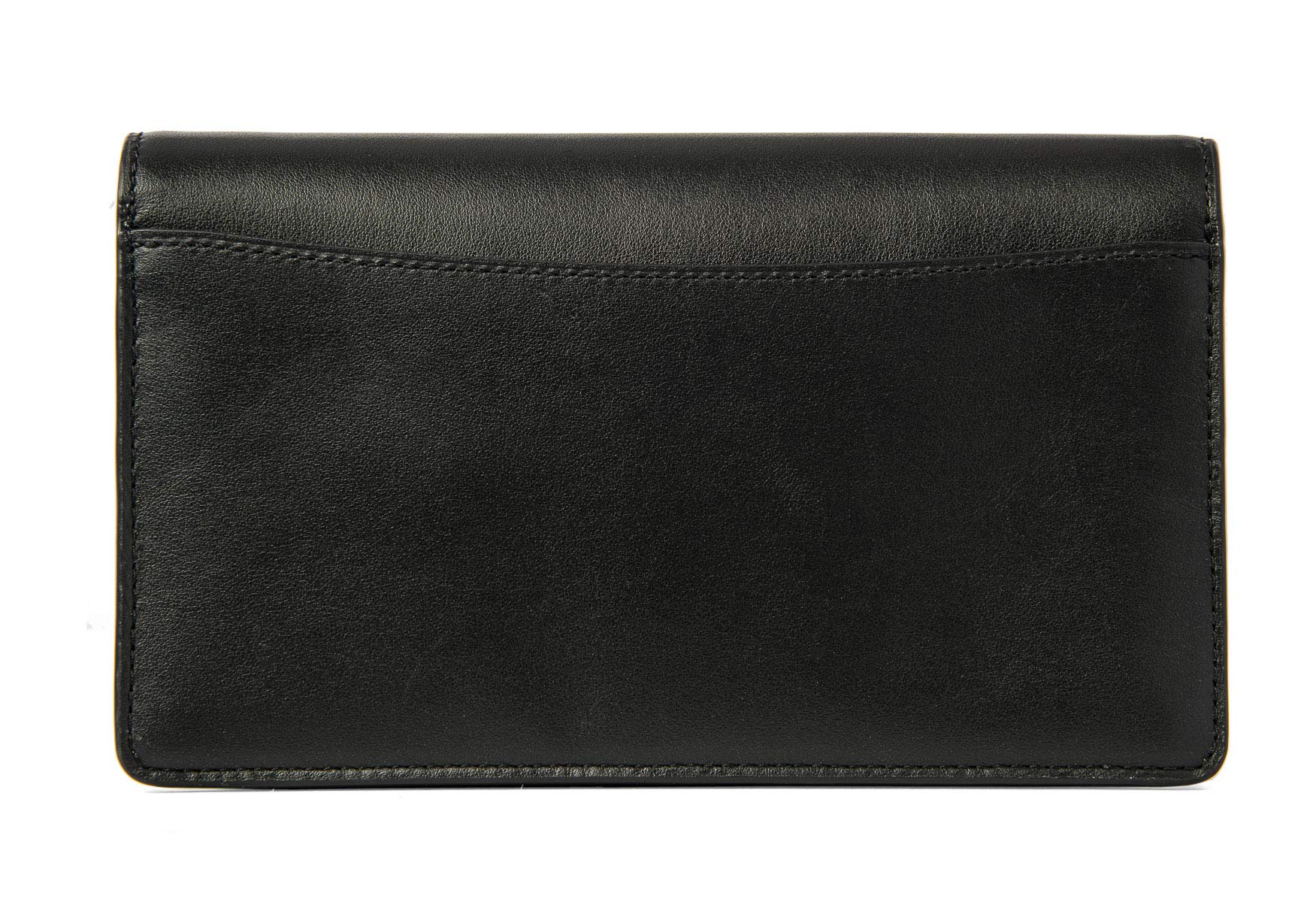 Coach Black Callie Foldover Chain Clutch Vintage Jewelry Handbag Bag New