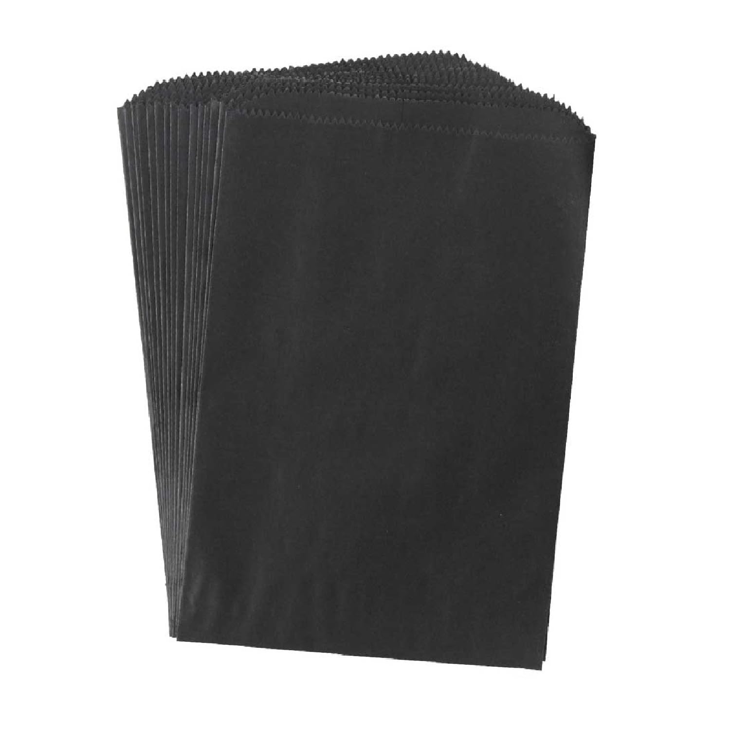 Hygloss Products Colored Paper Bags – 100 Pinch Bottom Colorful Arts and Crafts Bags - 6 x 9 Inch, Black