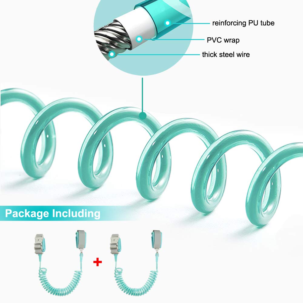 Child Leash Backpack Harness for Kid, 3-in-1, Anti Lost Wrist Cuff with Lock + 1.5m Link + Safety Walking Backpack for Girls, Boys