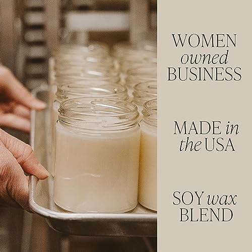 Sweet Water Decor Pumpkin Spice Candle | Autumn, Vanilla, and Buttercream, Fall Scented Soy Candles for Home | 9oz Clear Jar, 40 Hour Burn Time, Made in the USA