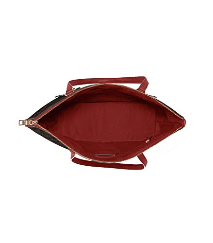 Coach Gallery Tote Shoulder Bag (IM/Brown 1941 Red)