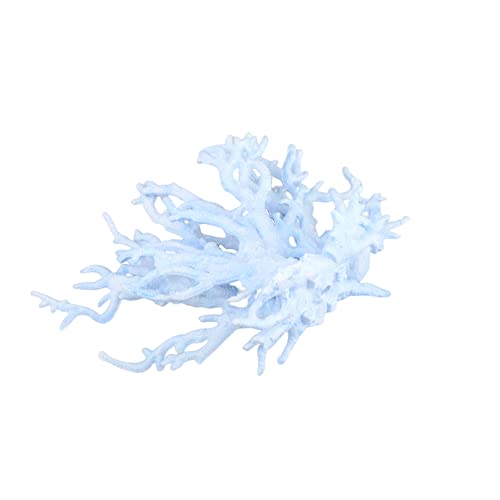 Mallofusa Blue Artificial Aquarium Plant Ornament Decor Plastic Coral Reef Fish Tank Decoration