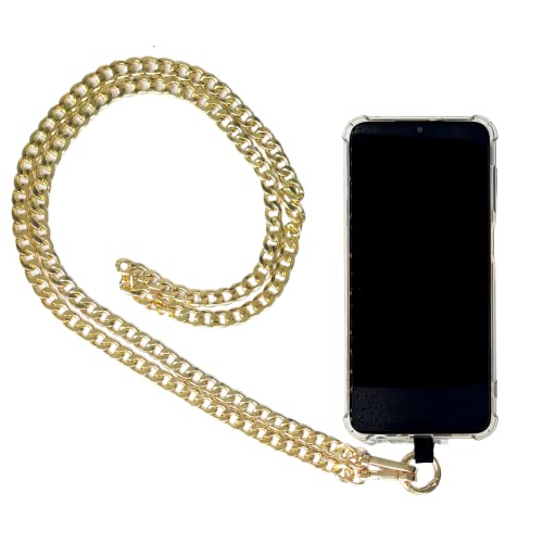 Labs Line Strap Gold Metal Lanyard Holder Phone Include Universal Connector with Gold Ring