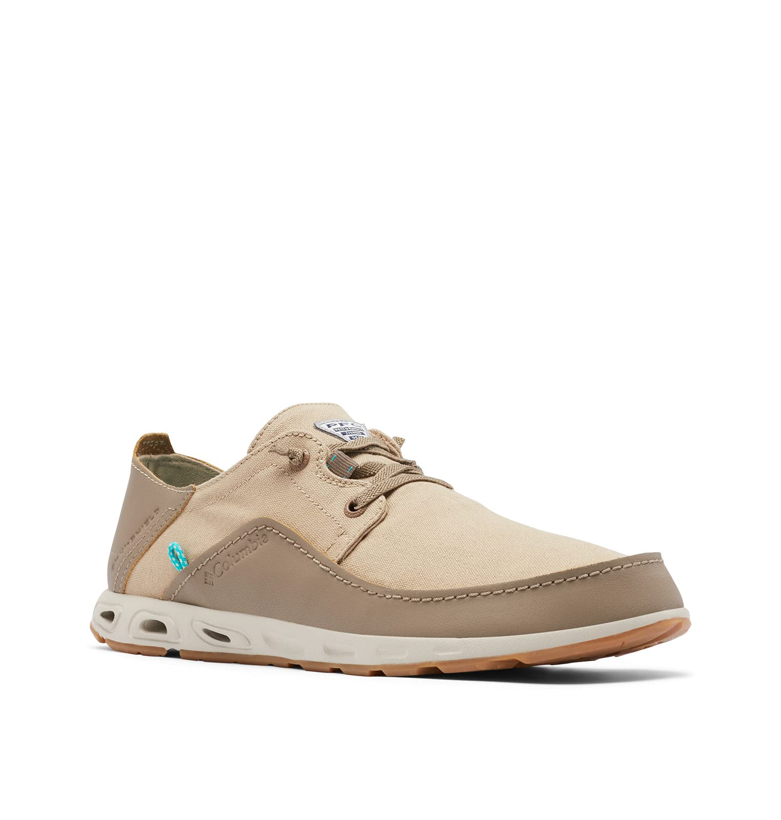 Columbia Men's Bahama Vent Relaxed PFG, Oxford Tan/Tropic Water, 15