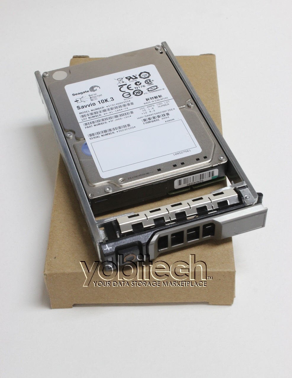Dell Compatible 500GB 7.2K 6Gb/s 2.5" SAS HD -Mfg# 0R734K (Comes with Drive and Tray)