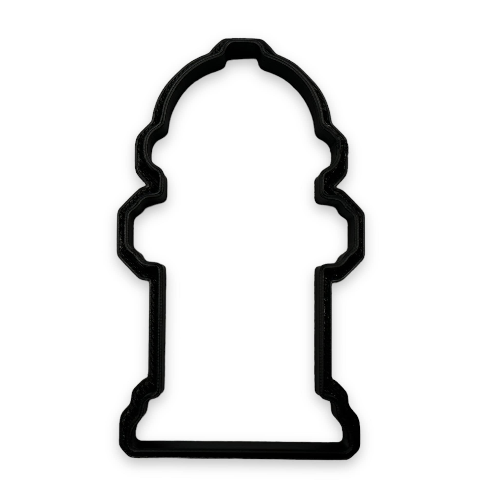 Fire Hydrant Cookie Cutter with Easy to Push Design (4 inch)