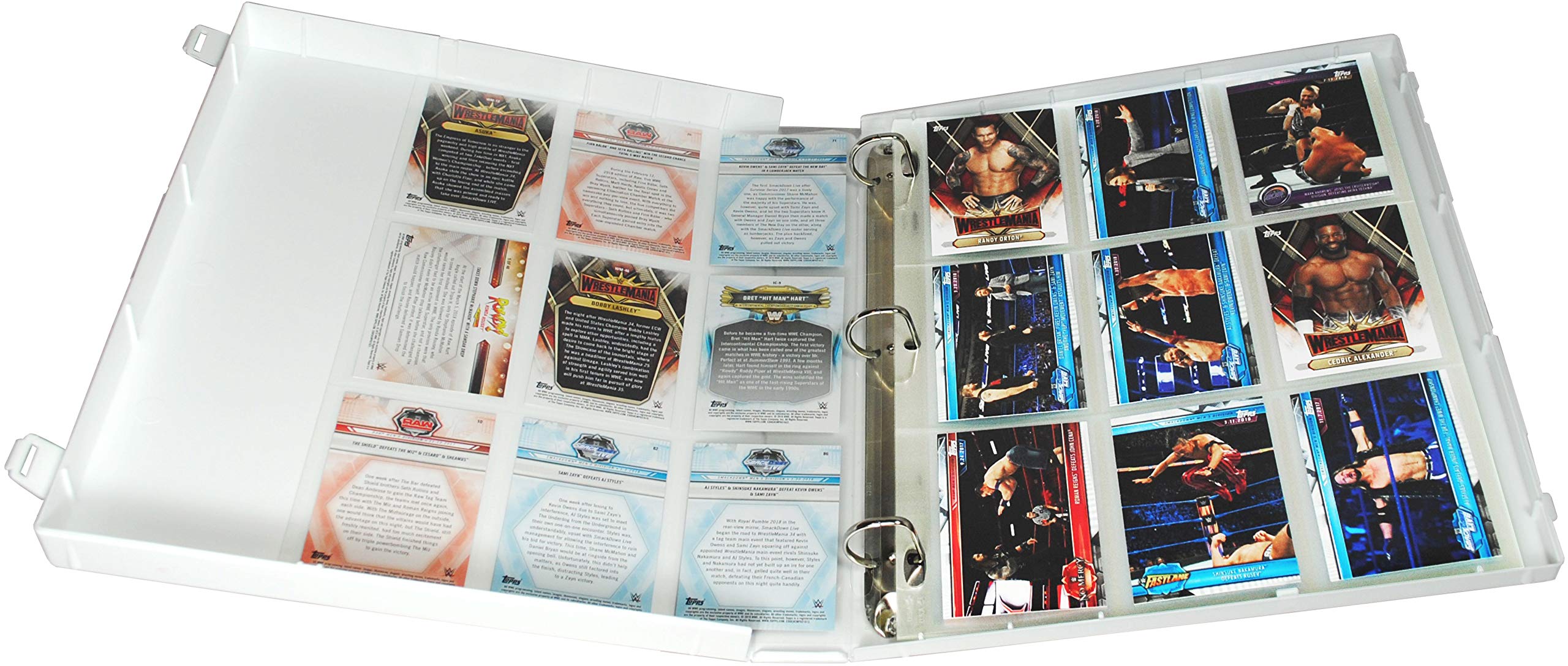 UniKeep WWE WrestleMania Themed Collectible Card Storage Binder - Comes With 20 Card Pages