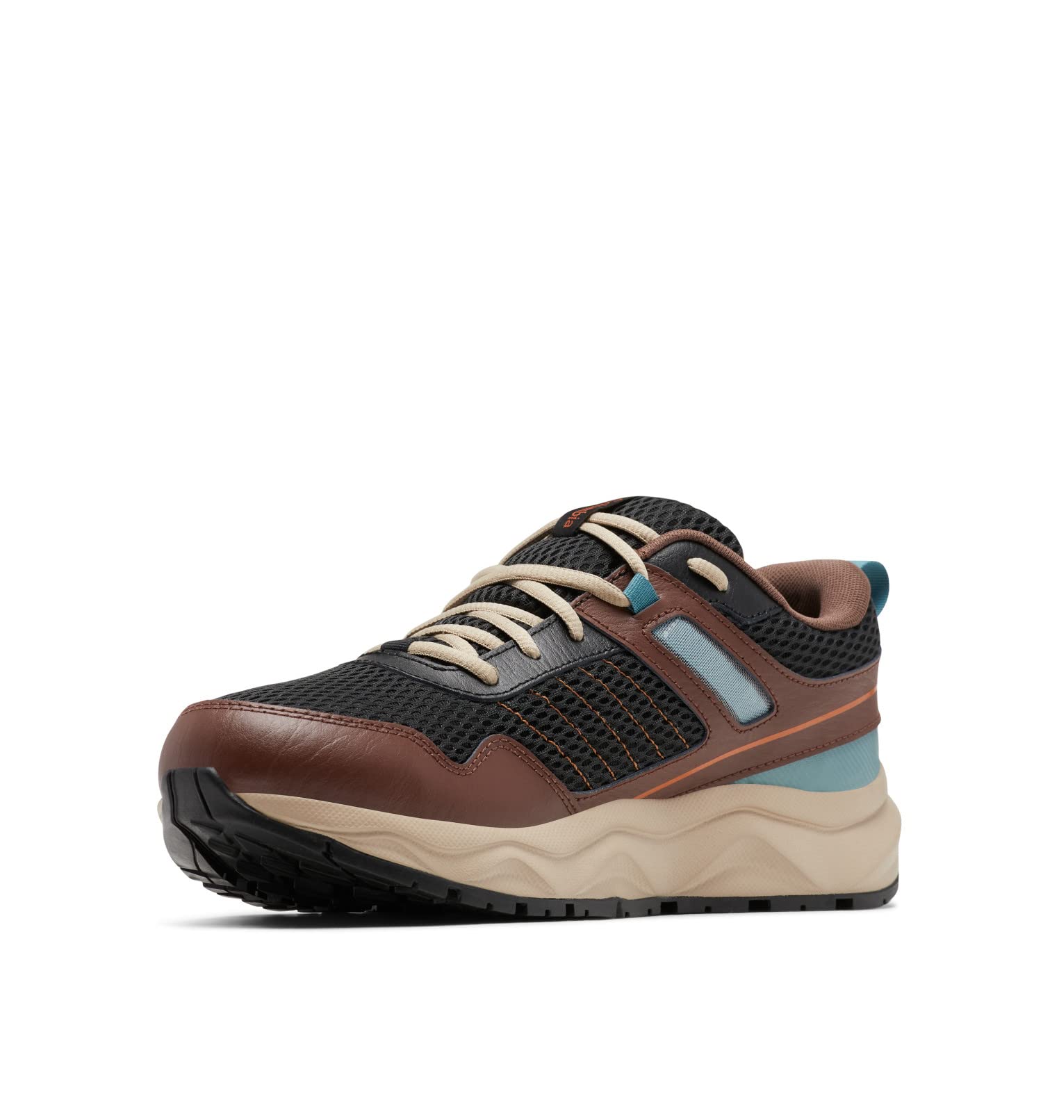 Columbia Men's Plateau Waterproof Hiking Shoe, Bison Brown/Warm Copper, 11.5