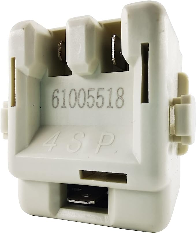 CHACCI Relay and Overload 61005518 Refrigerator Replacement Part by- Exact Fit for Whirlpool Maytag Refrigerators - Replaces 12002782 1194680 AP4009659 PS200405
