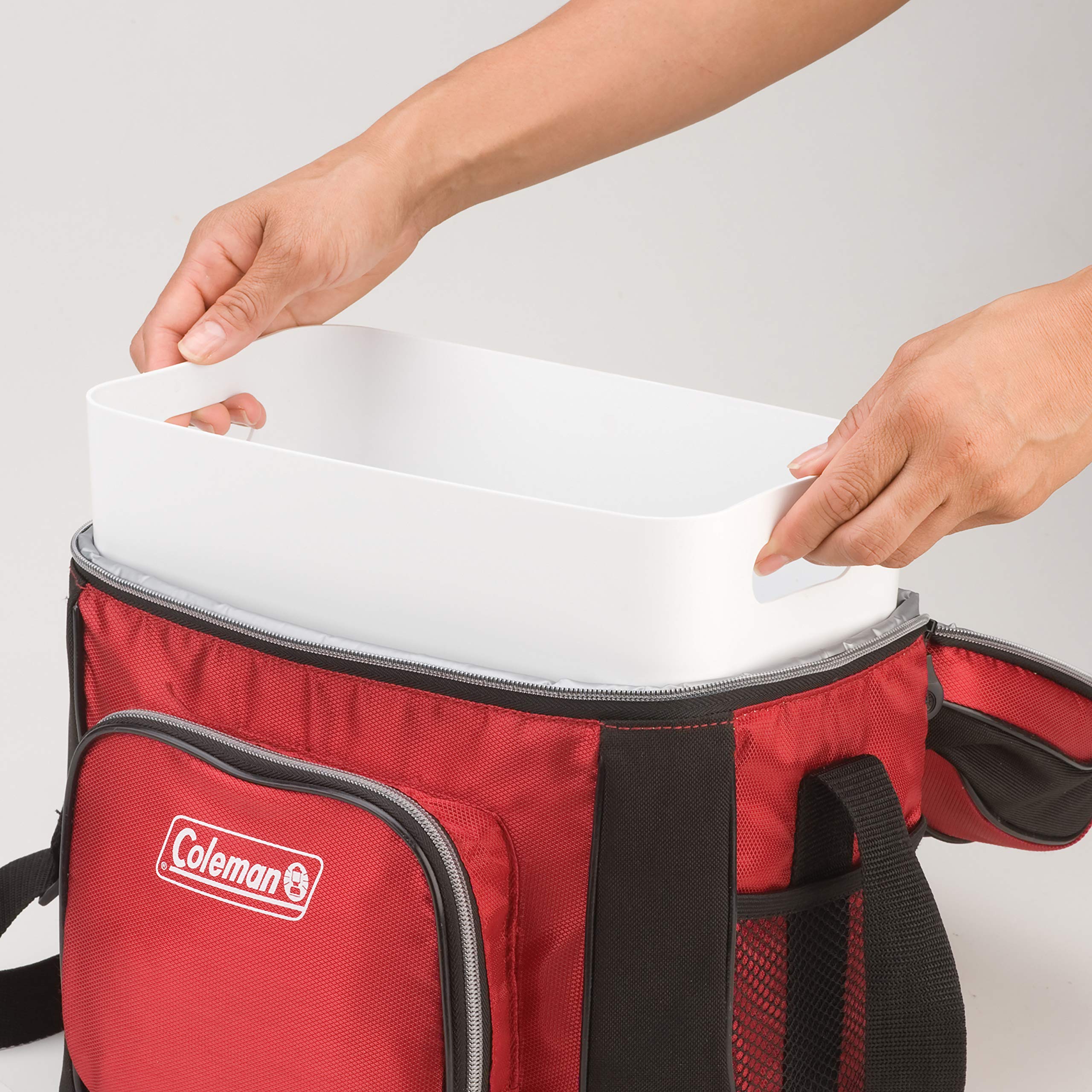 Coleman Chiller Series Insulated Portable Soft Cooler, Leak-Proof 16 Can Capacity Lunch Cooler with Ice Retention