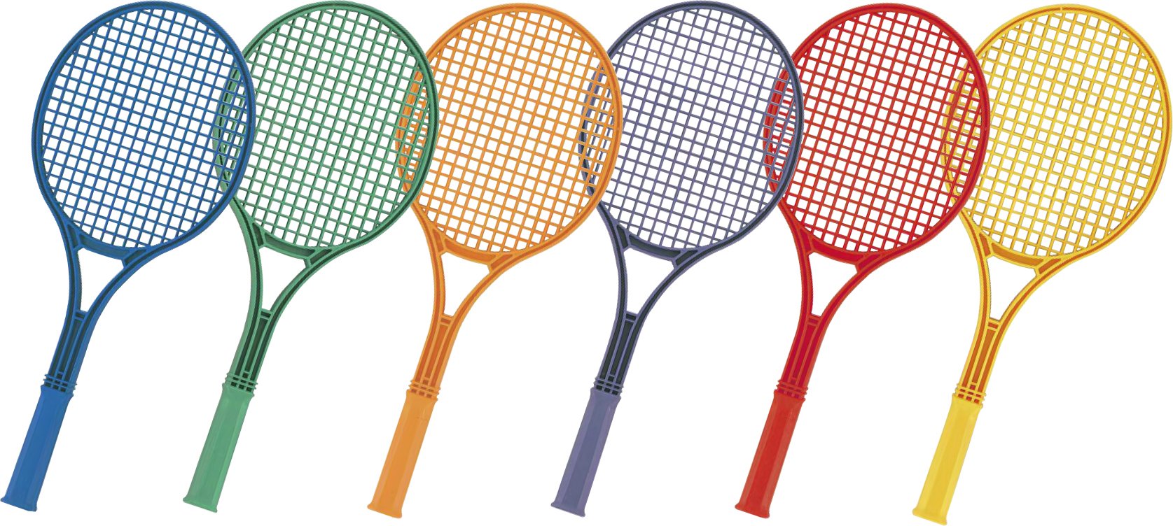 Champion Sports 21-Inch Plastic Tennis Racquet Set Assorted Colors
