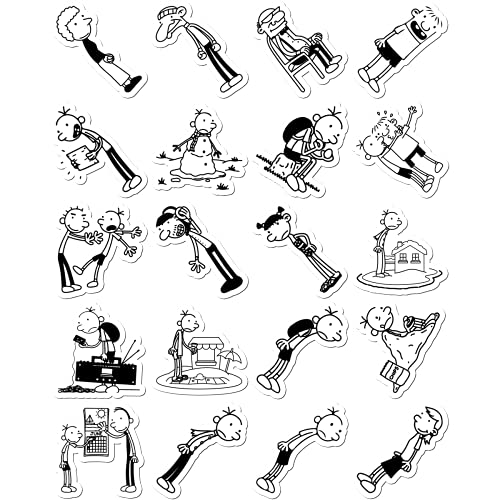 Stickers 20 Pcs Per Pack Diary Colorful of Aesthetic A Laptop Wimpy Waterproof Kid Vinyl Bike Bumper Car Luggage Skateboard Water Bottle Guitar
