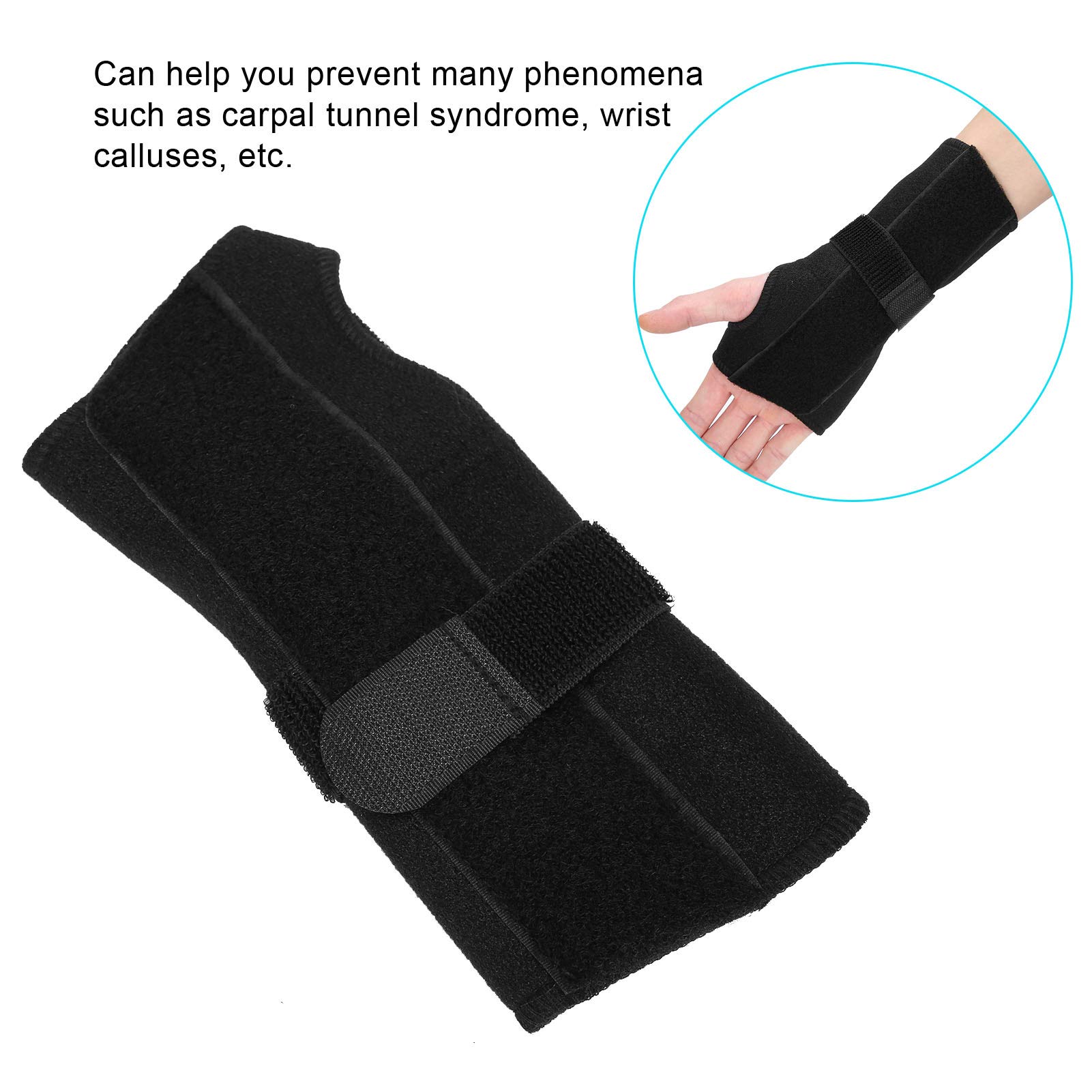 Dioche Wrist Brace for Carpal Tunnel, Adjustable Wrist Brace Ligament Injury Recovery Fixation Wrist Support Strap for Men, Women, Right/Left Hand, Tendinitis (Medium