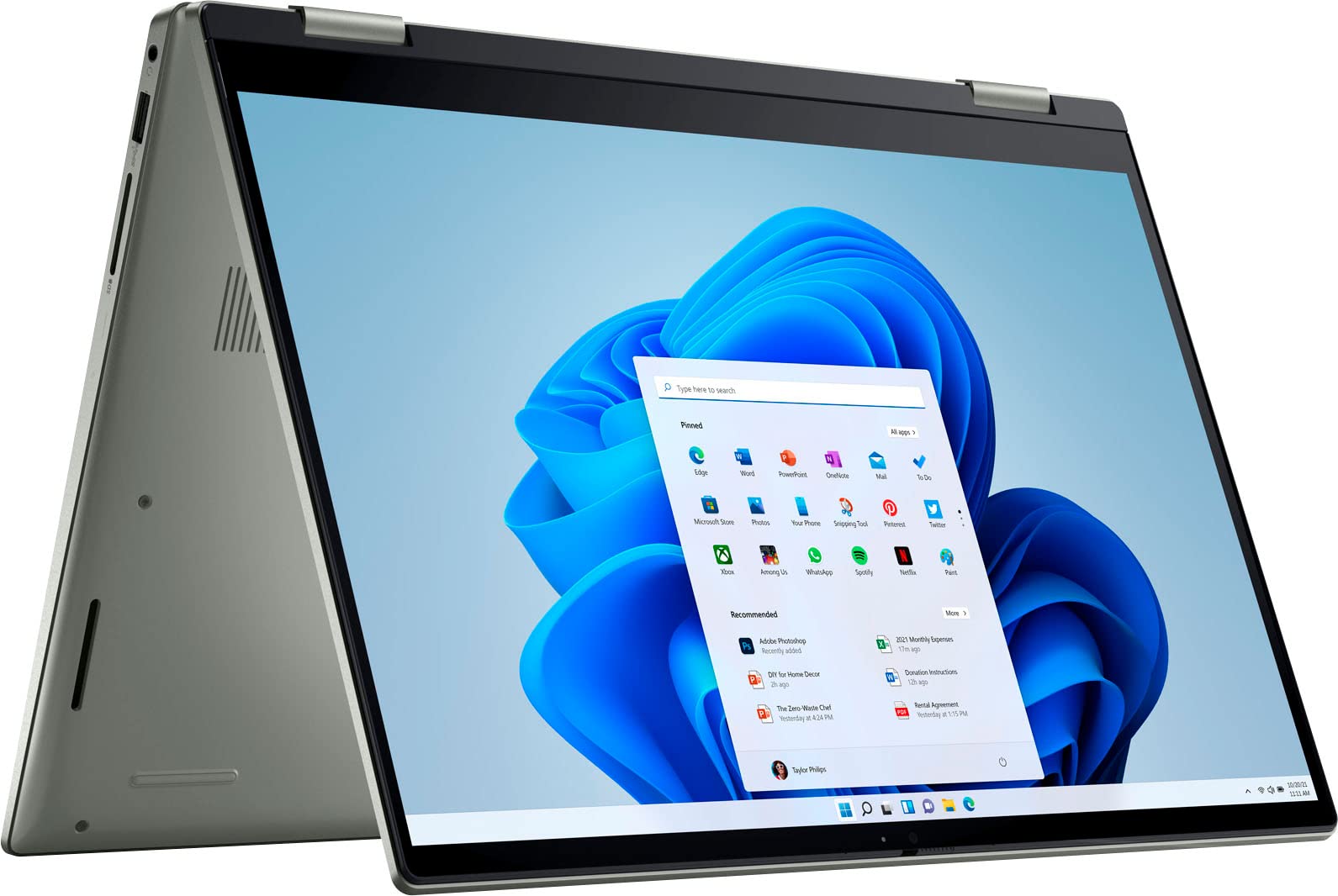Dell 2023 Inspiron 7000 14" FHD+ IPS Touch 2-in-1 Convertible Laptop 8-Core AMD Ryzen 7 5825U AMD Radeon Graphics 32GB RAM DDR4 1TB NVMe SSD HDMI USB-C WiFi AX Backlit KB Fingerprint Windows 10 Pro
