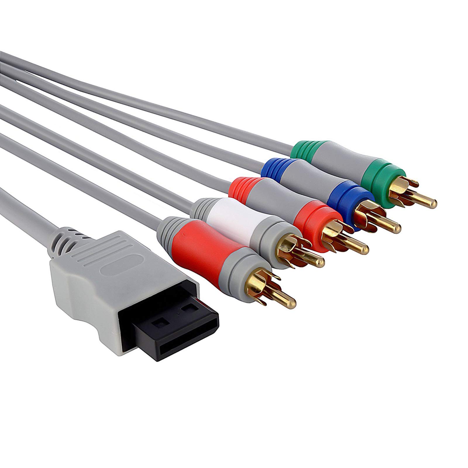 Component HD AV Cable to HDTV-EDTV (High Definition 480p) Compatible with Nintendo Wii and Wii U 6 Feet