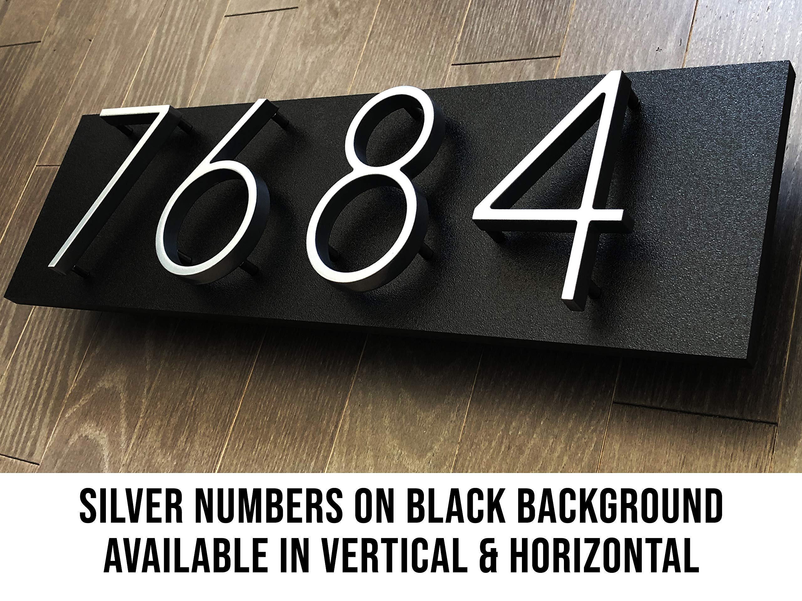 House Numbers | Address number available in Vertical and Horizontal mode | Address number | House address plaque | Personalized gift | Address sign | Modern house numbers | address sign