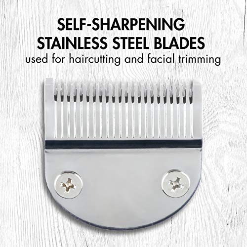 Conair Barber Hair Clippers, Barbershop Series No-Slip Grip 16-Piece Hair Cutting Kit