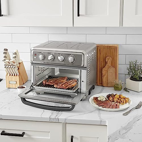 Cuisinart TOA-70FR 8-in-1 Air Fryer and Convection Toaster Oven Stainless (Renewed)