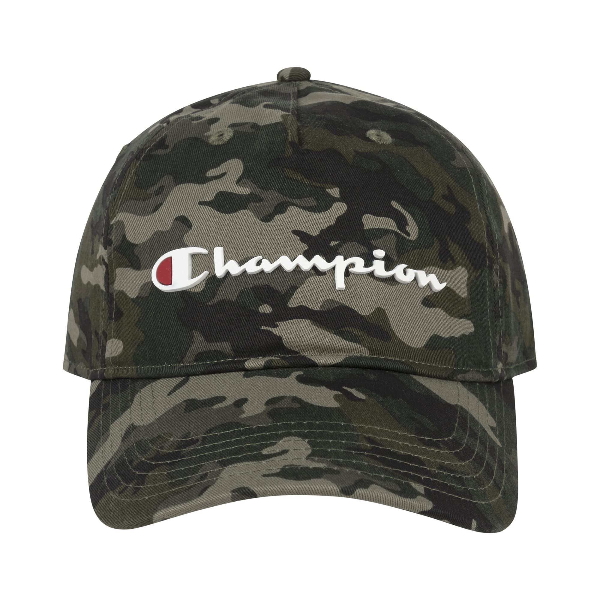 Champion Unisex Adult Ameritage Dad Adjustable Cap, Camo, One Size US