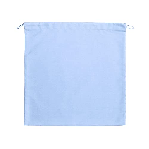 Light Pastel Blue Dust Bag - Extra Small to Extra Large - Broadcloth Thin Cotton dust bags handmade in USA - Storage bag, Handbag, Sneakers, Gift, Travel (L Portrait - 22x28")