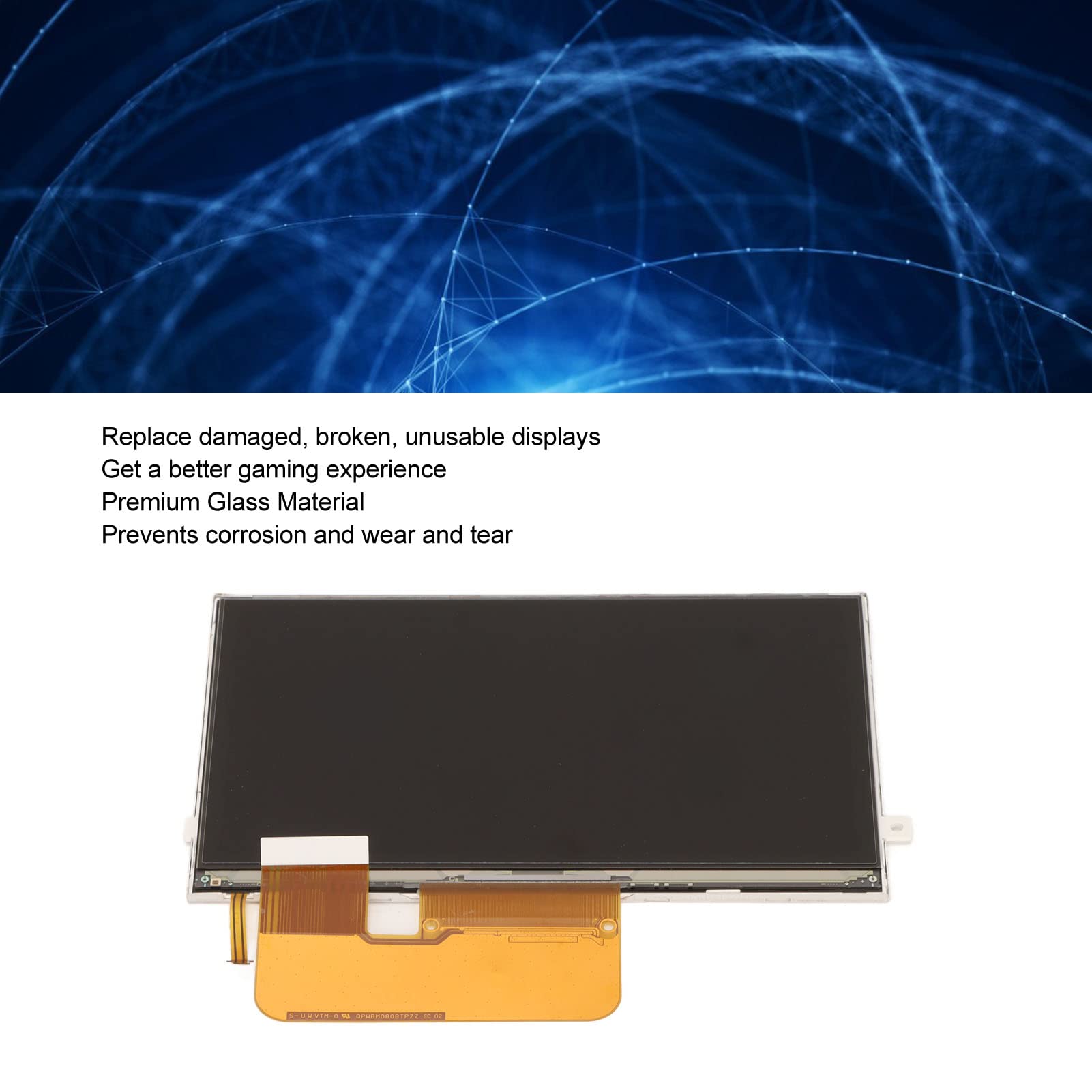 GOWENIC Replacement LCD Display Screen for PSP 3000 Console, Game Console LCD Screen Replacement for PSP 3000 3001 3002 3003 3004 3008 3010