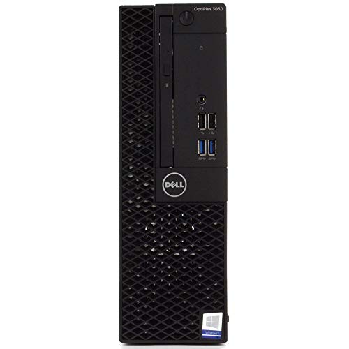 Dell OptiPlex 3050 PC Desktop Computer, Intel i5-6500 3.2GHz, 8GB RAM, 1TB HDD, Windows 10 Pro, 23.6 FHD LED Monitor, New 16GB Flash Drive, Wireless Keyboard & Mouse, DVD, WiFi (Renewed)