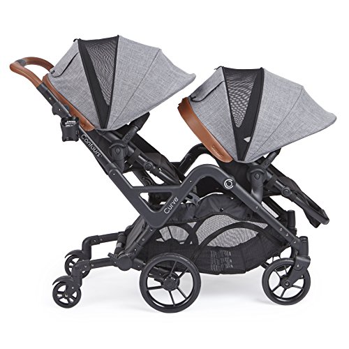 Contours - Curve - Convertible Tandem Double Stroller (Graphite Gray)
