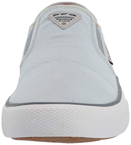 Columbia Womens Slack Water PFG Slip Boat Shoe, Mirage/Bright Poppy, 7.5 US