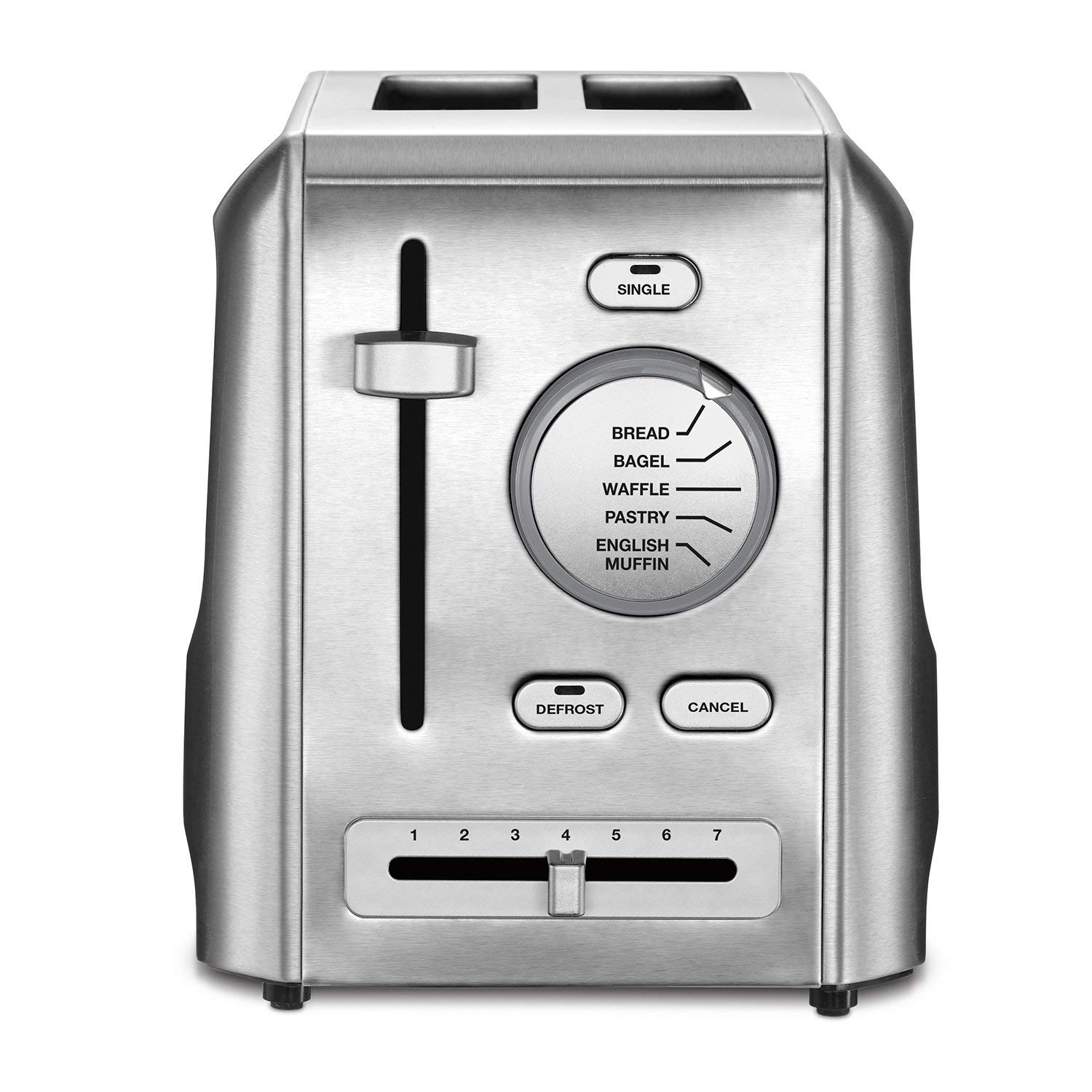 Cuisinart CPT-620 2-Slice Metal Toaster, Stainless Steel (Renewed)