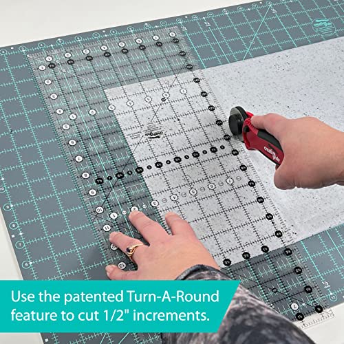 Creative Grids The Big Easy 12-1/2in x 24-1/2in Rectangle Ruler - CGR1224