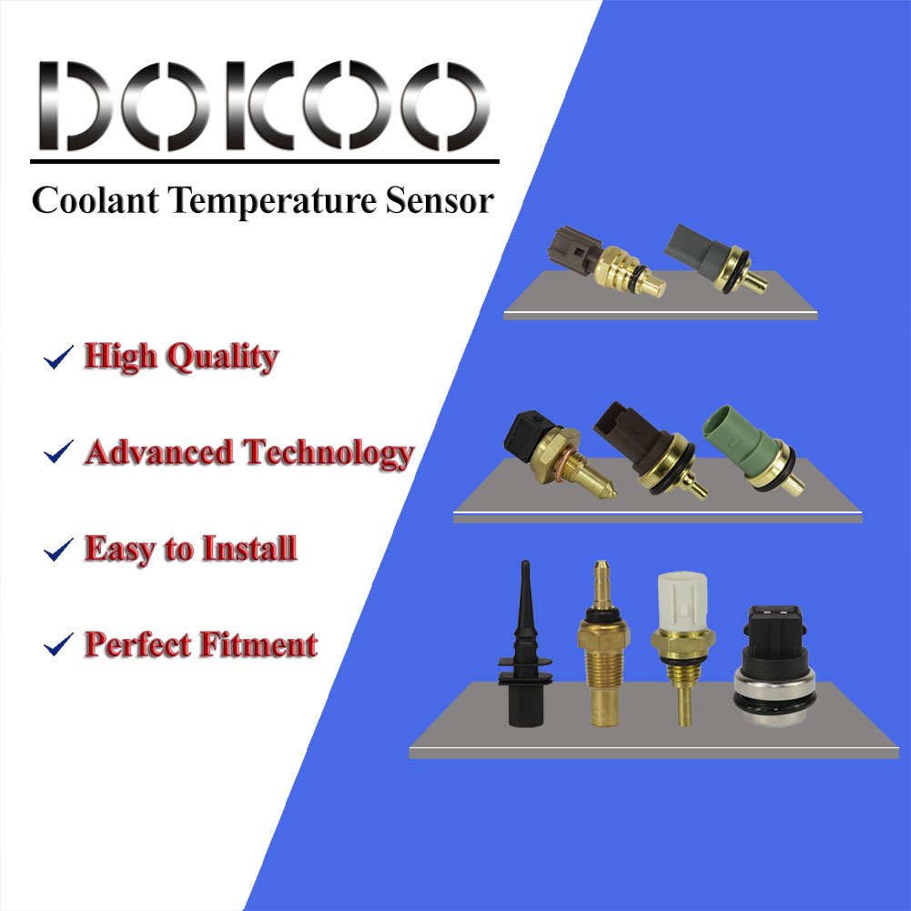 Coolant Temperature Sensor 978F12A648AA 4537712 5072891 Compatible with Ford Contour Escort Coupe Explorer Ranger Fusion Mazda MX-6 CX-7 CX-9 MX-5 Mercury Cougar Milan Mountaineer Mystique