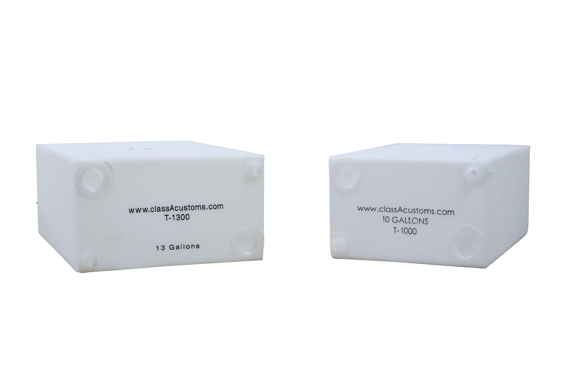 Class A Customs | RV Fresh and Gray Water Tank | Combo Pack (10 Gallon & 13 Gallon) | RV Water Holding Tanks