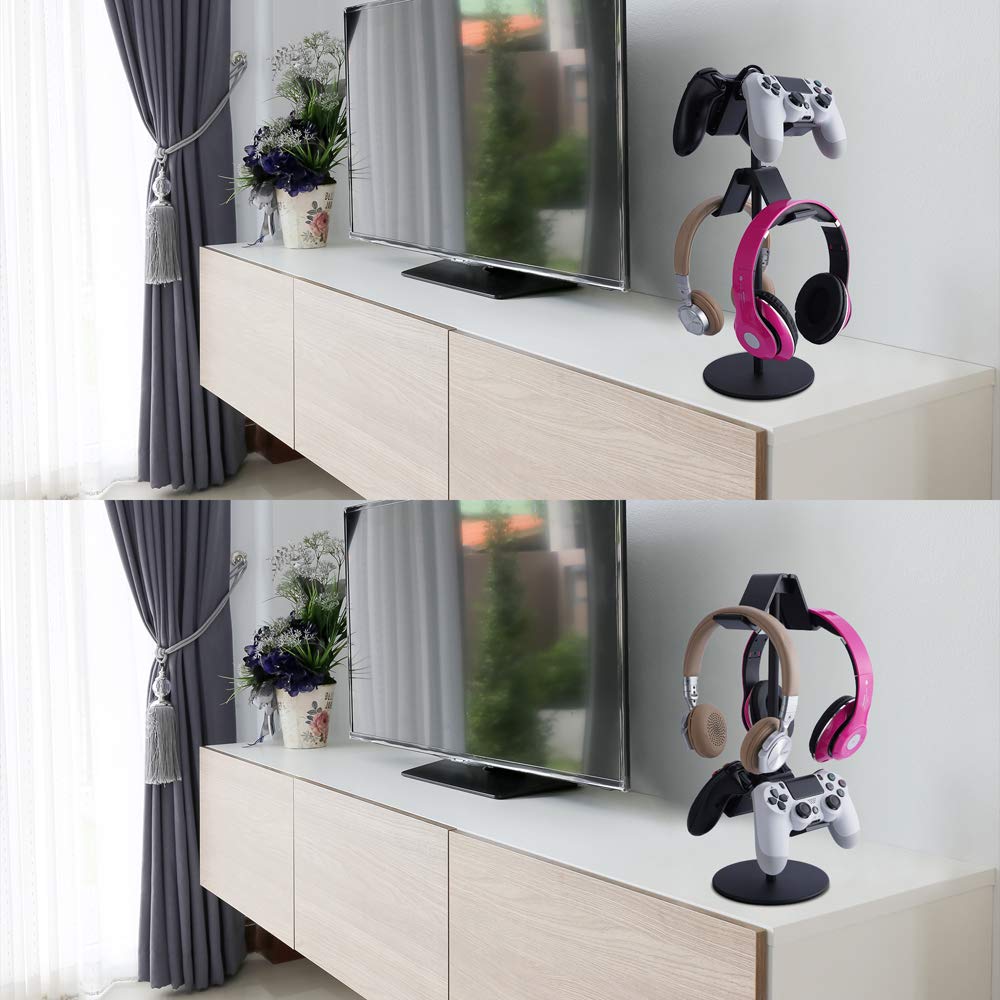 Controller Holder, fes Game Controller Stand Holder Storage Organizer Gamepad with Multiple Adjustable Height and Direction Brackets Compatible for Xbox ONE 360 Switch PS4 STEAM PC Nintendo Stander Ⅱ