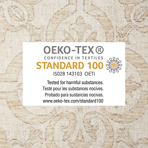 Lillian Lillian August Tiara Helene French Country Moroccan Area Rug, Ivory/Beige, 5'2"x7'8"