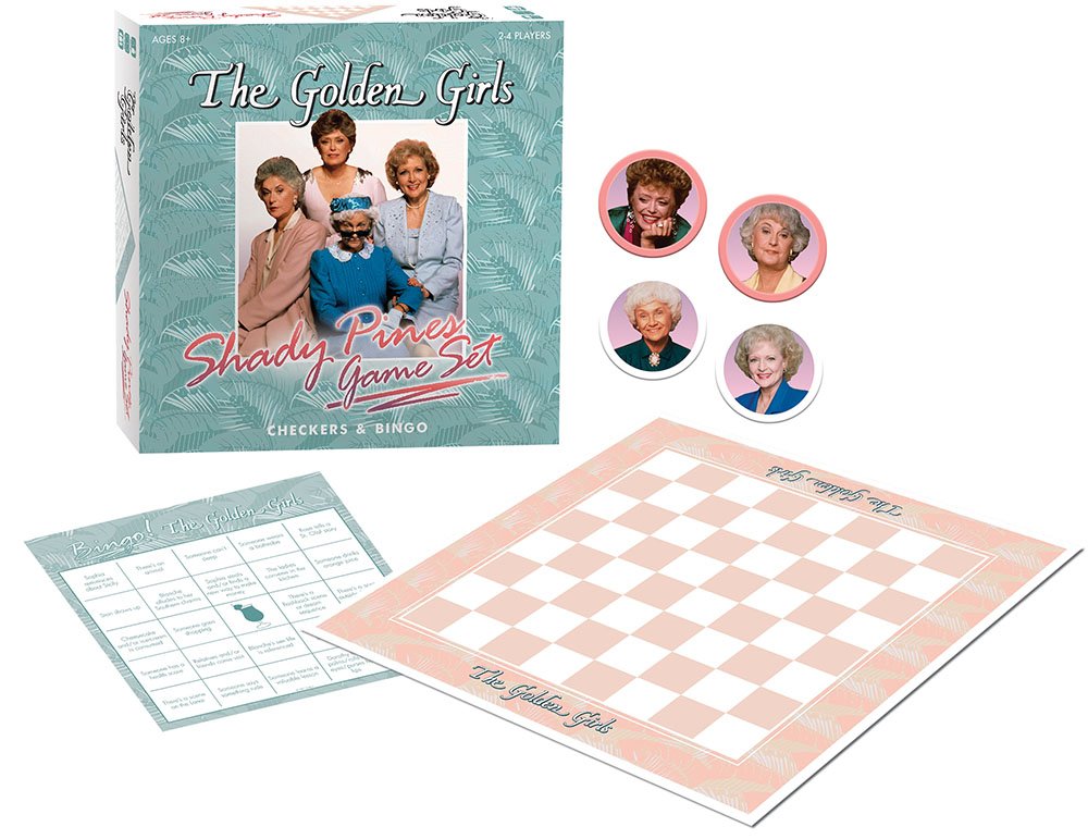 USAopoly Golden Girls Checkers & Bingo Set