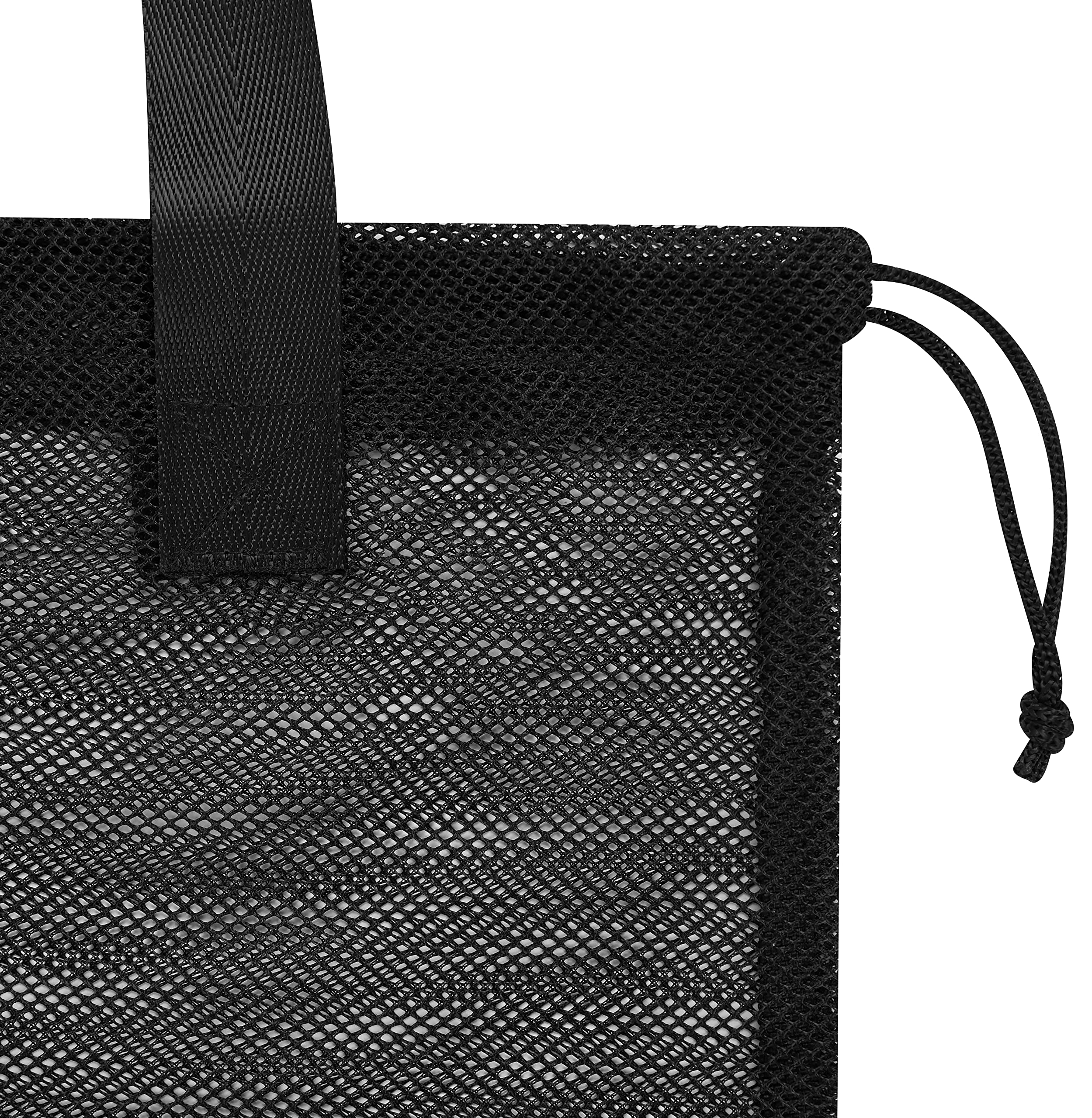 Nylon Mesh Laundry Bags with Handles and Drawstring - 18 x 24 Inch - Set of 2
