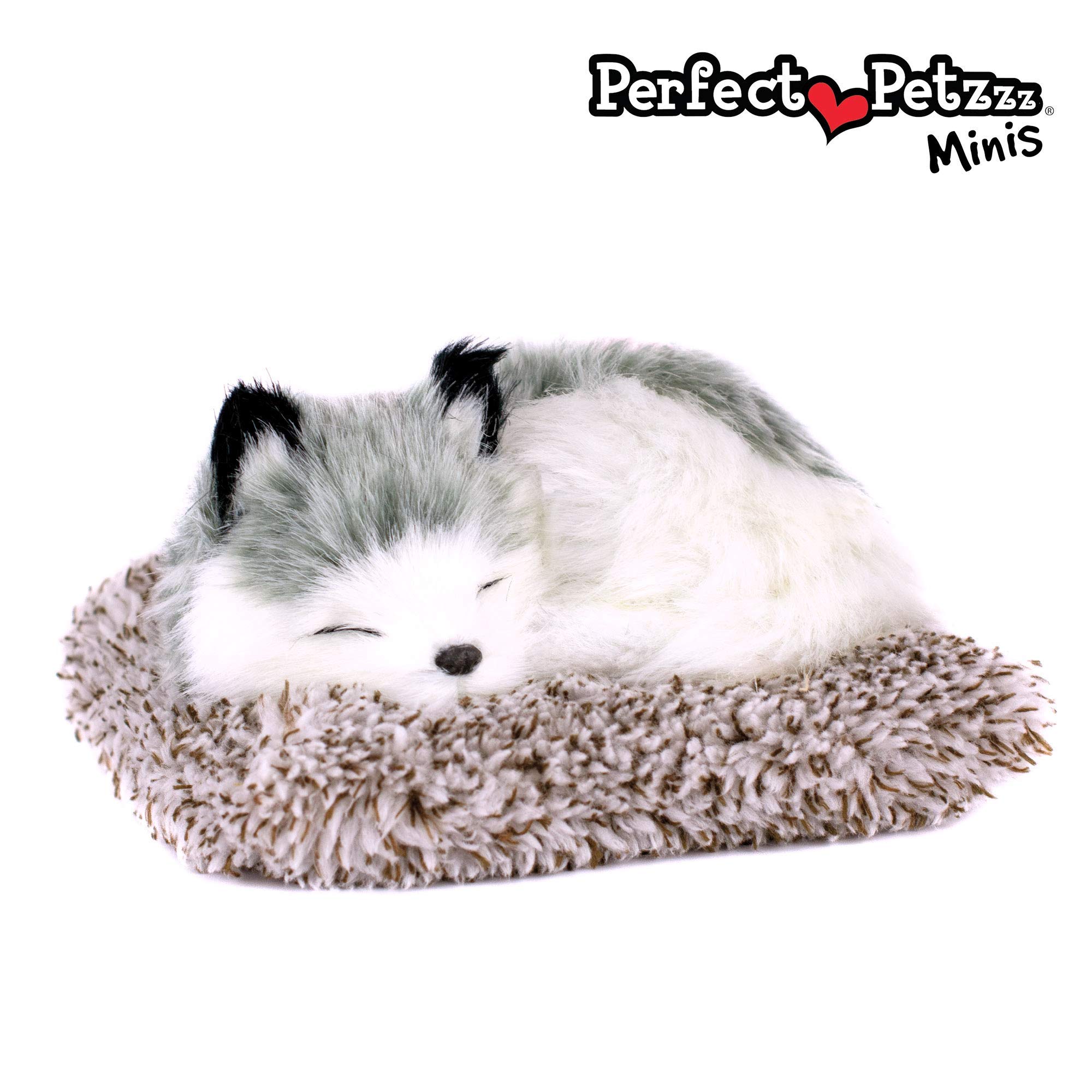 Perfect Petzzz Minis Alaskan Husky, Realistic, Lifelike Stuffed Interactive Plush Toy, Electronic Pets, Companion Pet Puppy with 100% Synthetic Fur