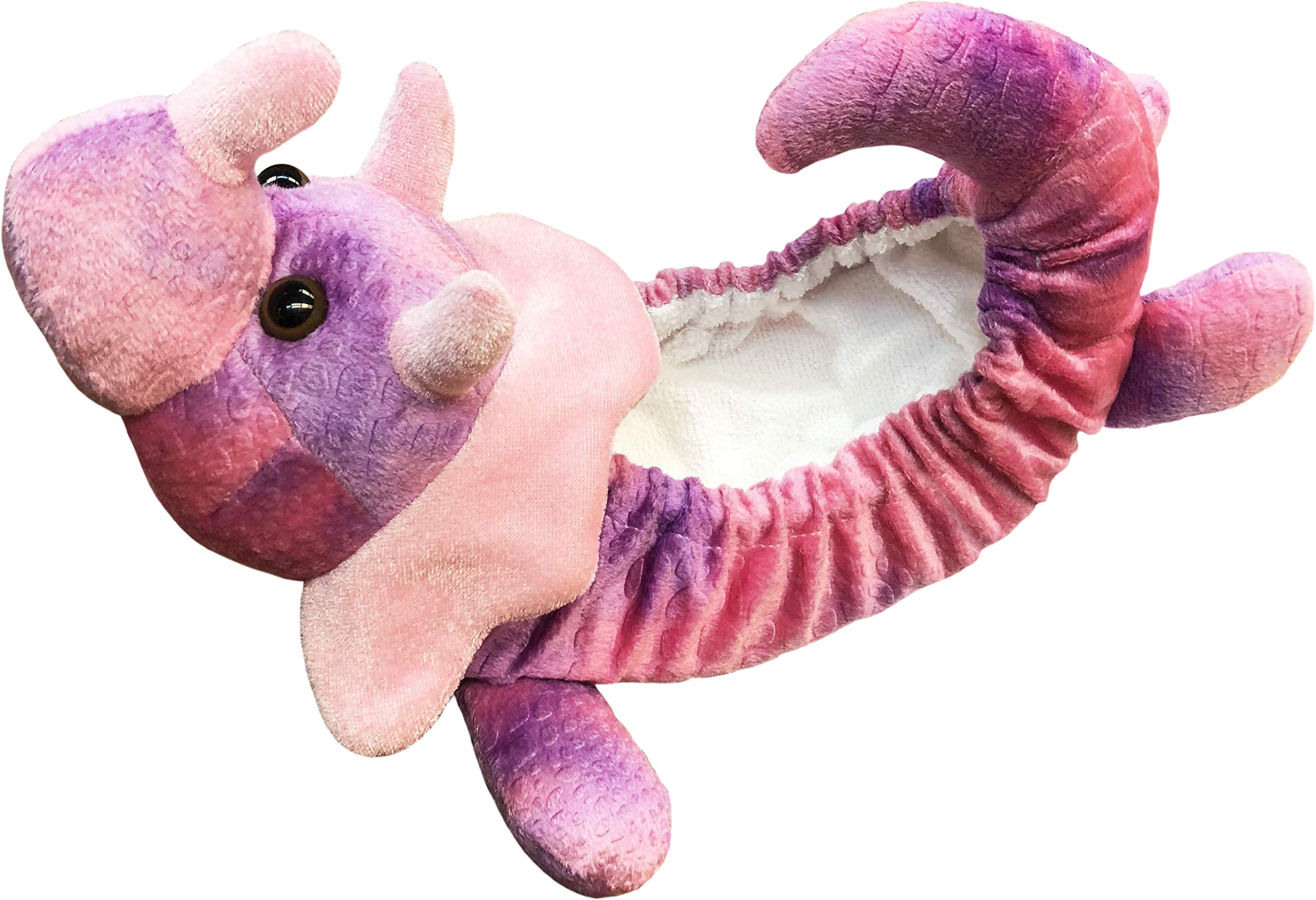 ChloeNoel Figure Skating Soaker Blade Blankie Dinosaur (Pink)
