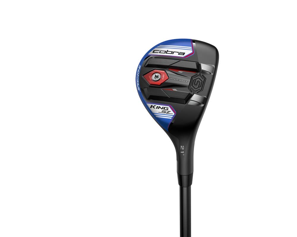Cobra Golf 2020 Speedzone One Length Hybrid Matte Black-Blue 5 One Length Hybrid (Men's, Left Hand, UST Recoil ESX 480, Reg Flex, 24.0)