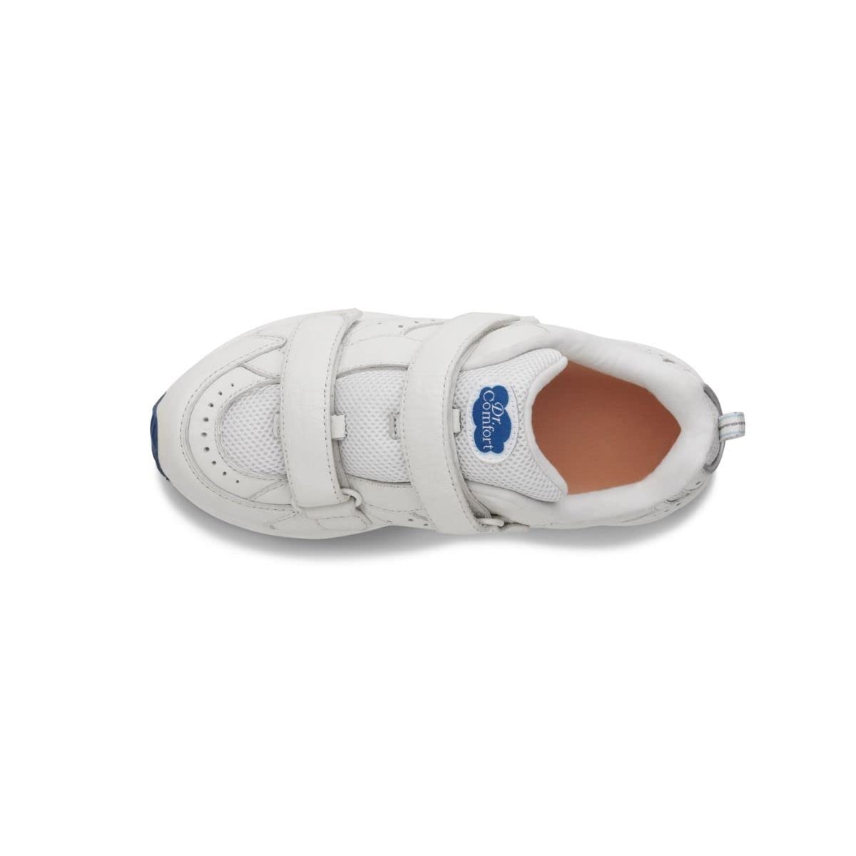 Dr. Comfort Spirit X Women's Double Depth Walking Shoes-Comfortable Shoes for Women-Lightweight and Strong Velcro Closure - White 7 Wide (C/D)