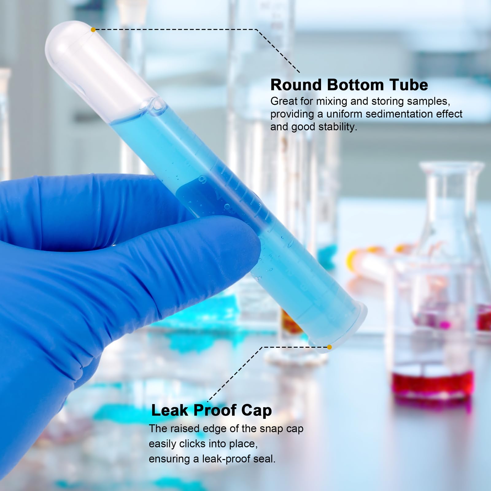 jiuwu 28 pcs centrifuge Tubes 1/2 oz Test Tubes with caps 5/3 oz Test Tubes with Rack(10 * 50 ml and 18 * 15 ml) for lab Tubes、Laboratory Supplies