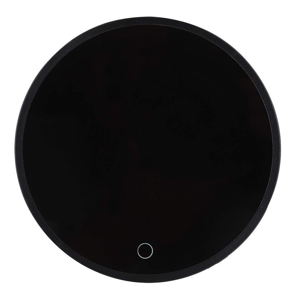 Coffee Warmer for Desk,4.6Inch Electric Cup Warmer Pad for Coffee Tea Milk Water, Touch Heating Thin Minimalist Cup Mat Warm Pad for Office Home Desk Use (Black)